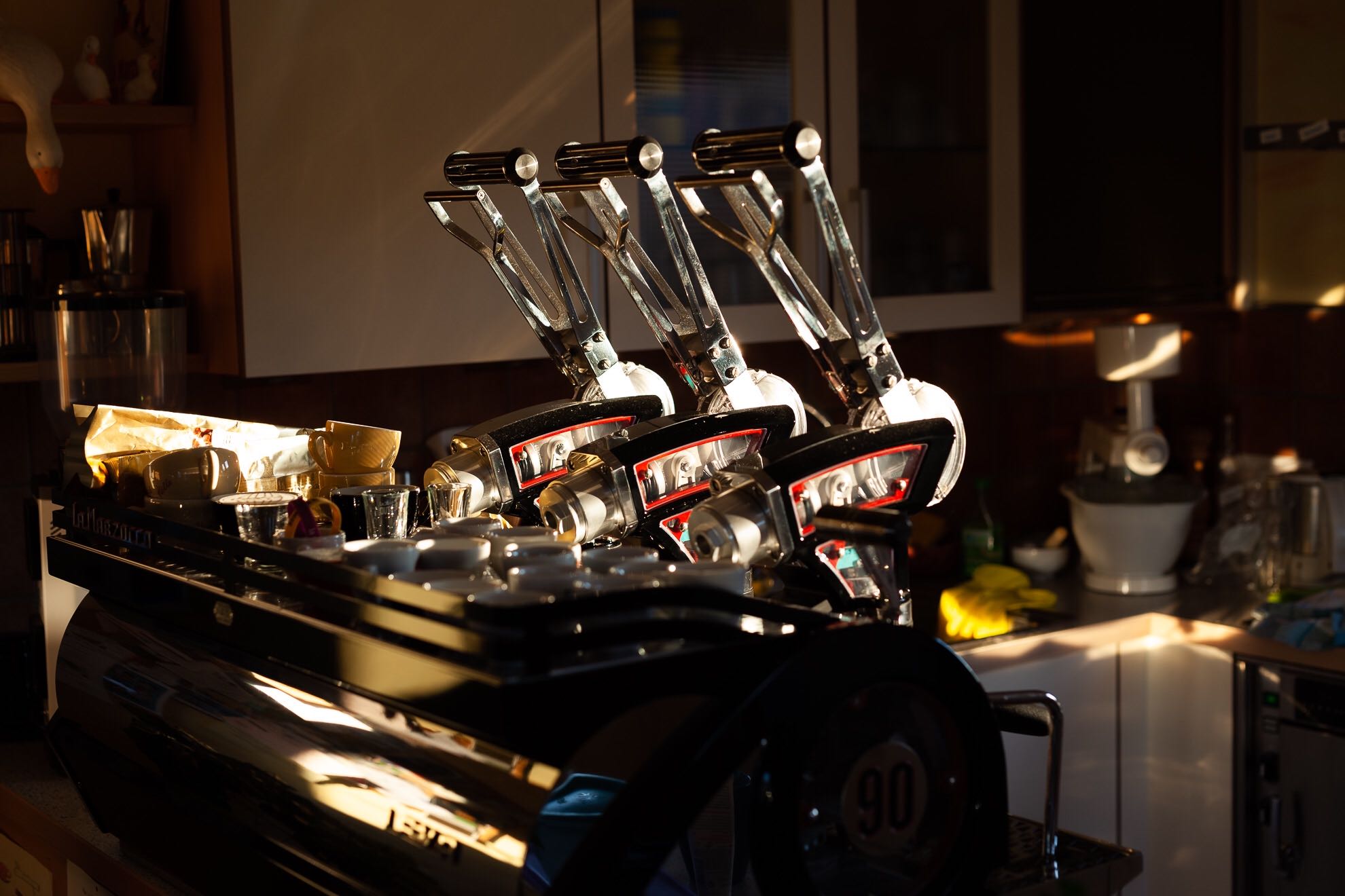 LEVA X – Espresso-Maschinenraum